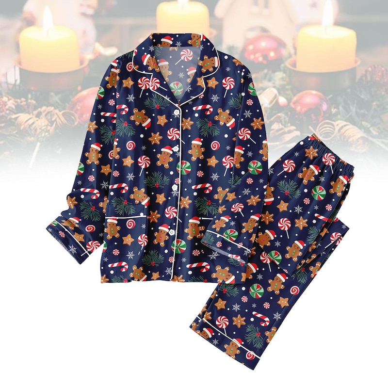 Gingerbread Pajamas - Etsy UK