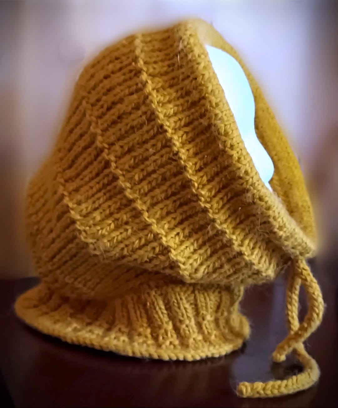 Woolen Hood With Ties. Woolen Hood. Hood Withties.wool Acrylic ...