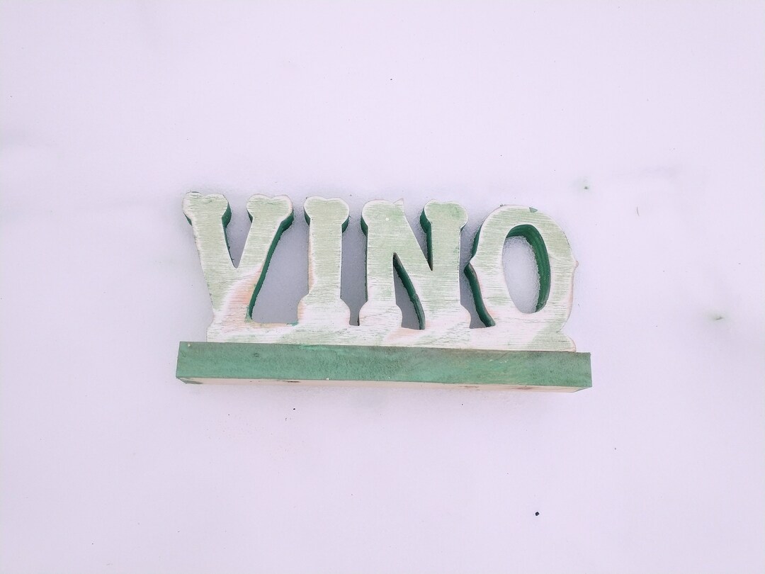 Vino Sign Wine Decor Distressed Home Decor Wooden Bar Sign - Etsy