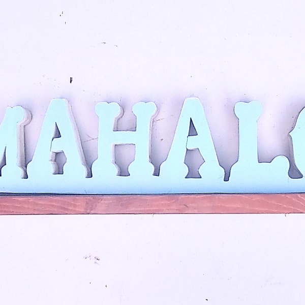Mahalo Sign - Etsy