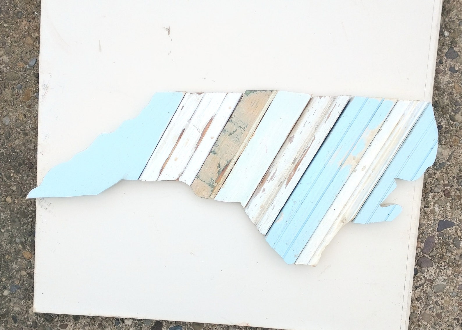 Wood North Carolina Wooden State Outline Reclaimed Wood Art - Etsy