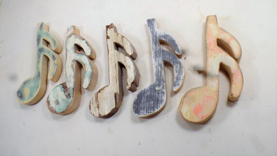 Five Musical Notes Music Decor Bohemian Decor Musician | Etsy