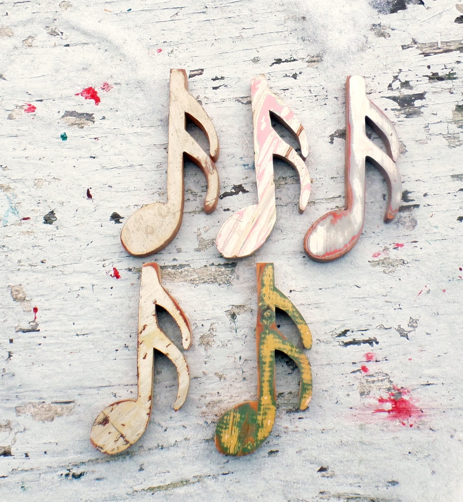 Five Musical Notes Music Decor Bohemian Decor Musician - Etsy
