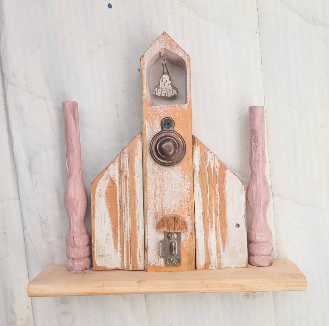 Small Church, Religious Decor, Wooden Church, Reclaimed Wood Decor ...