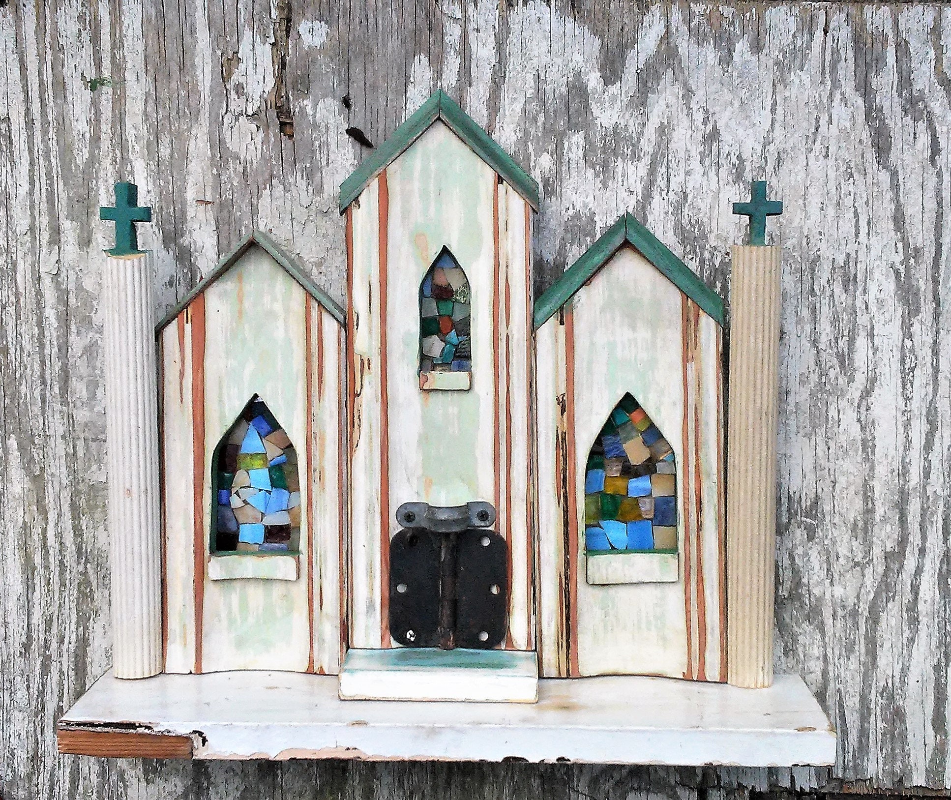 Reclaimed Wood Church Religious Wall Art Christian Decor | Etsy