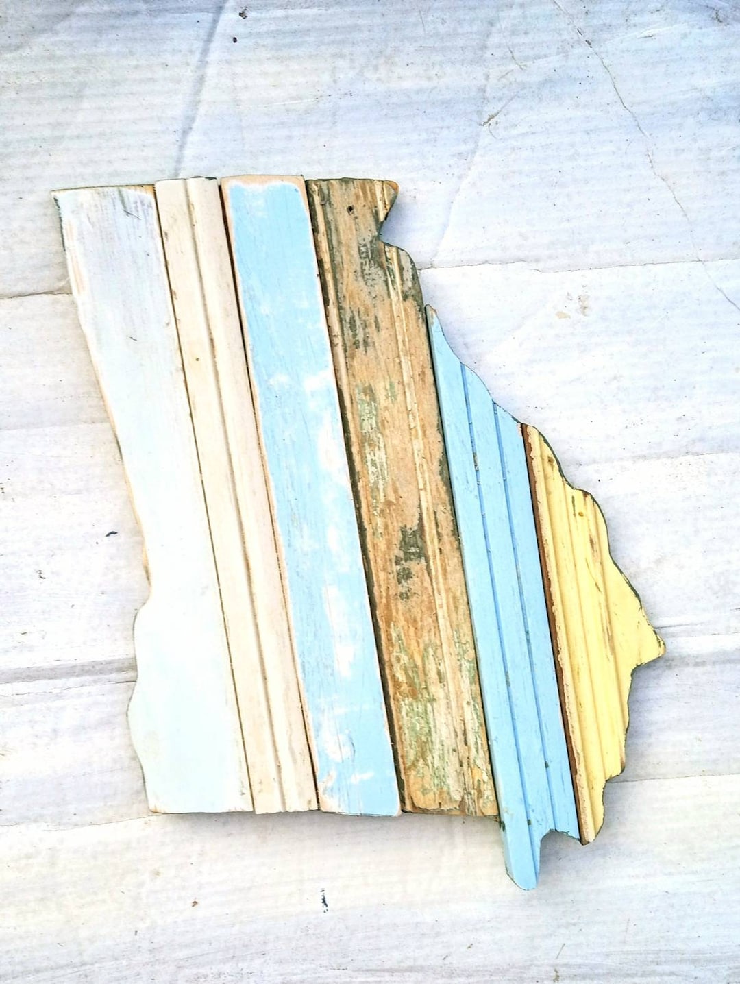 Wooden Georgia Wall Art State Outline Georgia Wedding Decor - Etsy