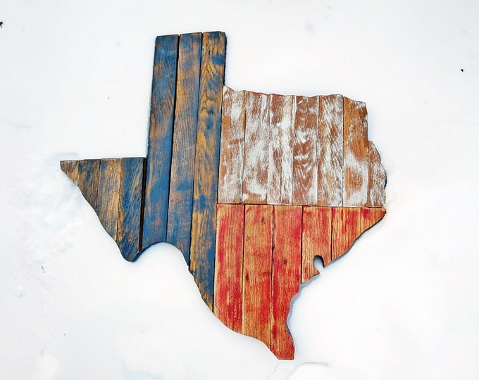 Texas Wall Art, Reclaimed Wood Wall Art, Rustic Texas Decor.state ...