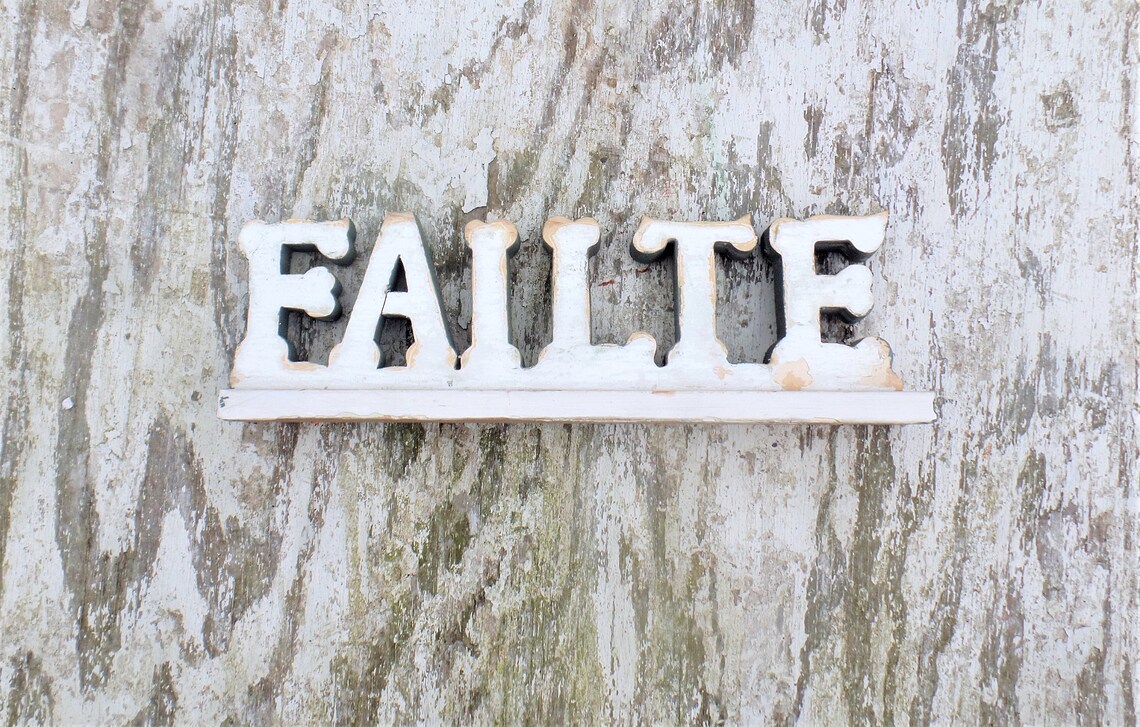 Failte Sign Irish Welcome Sign Celtic Decor Reclaimed Wood - Etsy