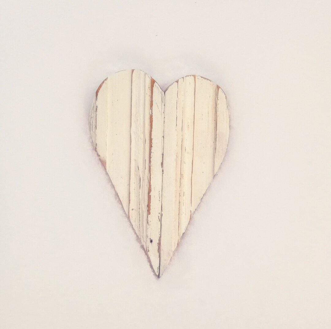 Skinny Heart, Nursery Decor, Reclaimed Wood Heart, Wood Wall Decor ...