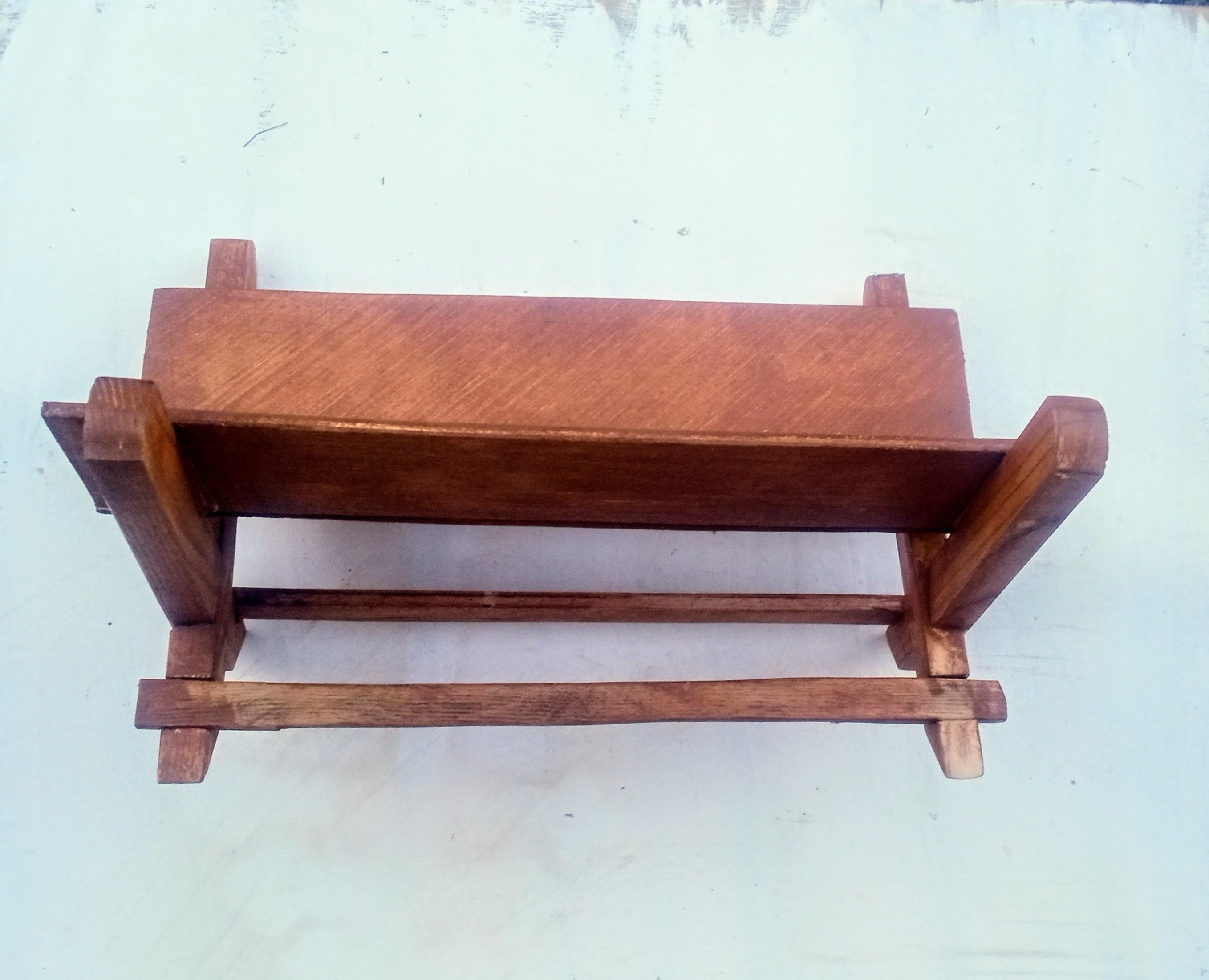12 Inch Long Oak Manger, Nativity Decor, Indoor or Outdoor Manger ...