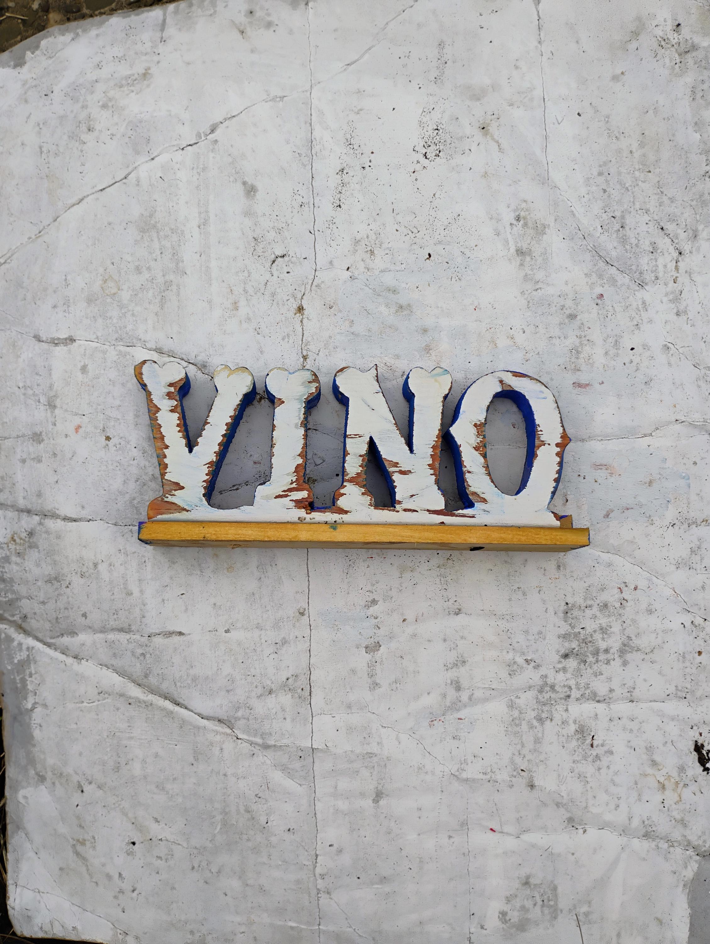 Vino Sign, Wine Decor, Distressed Home Decor, Wooden Bar Sign, Man Cave ...