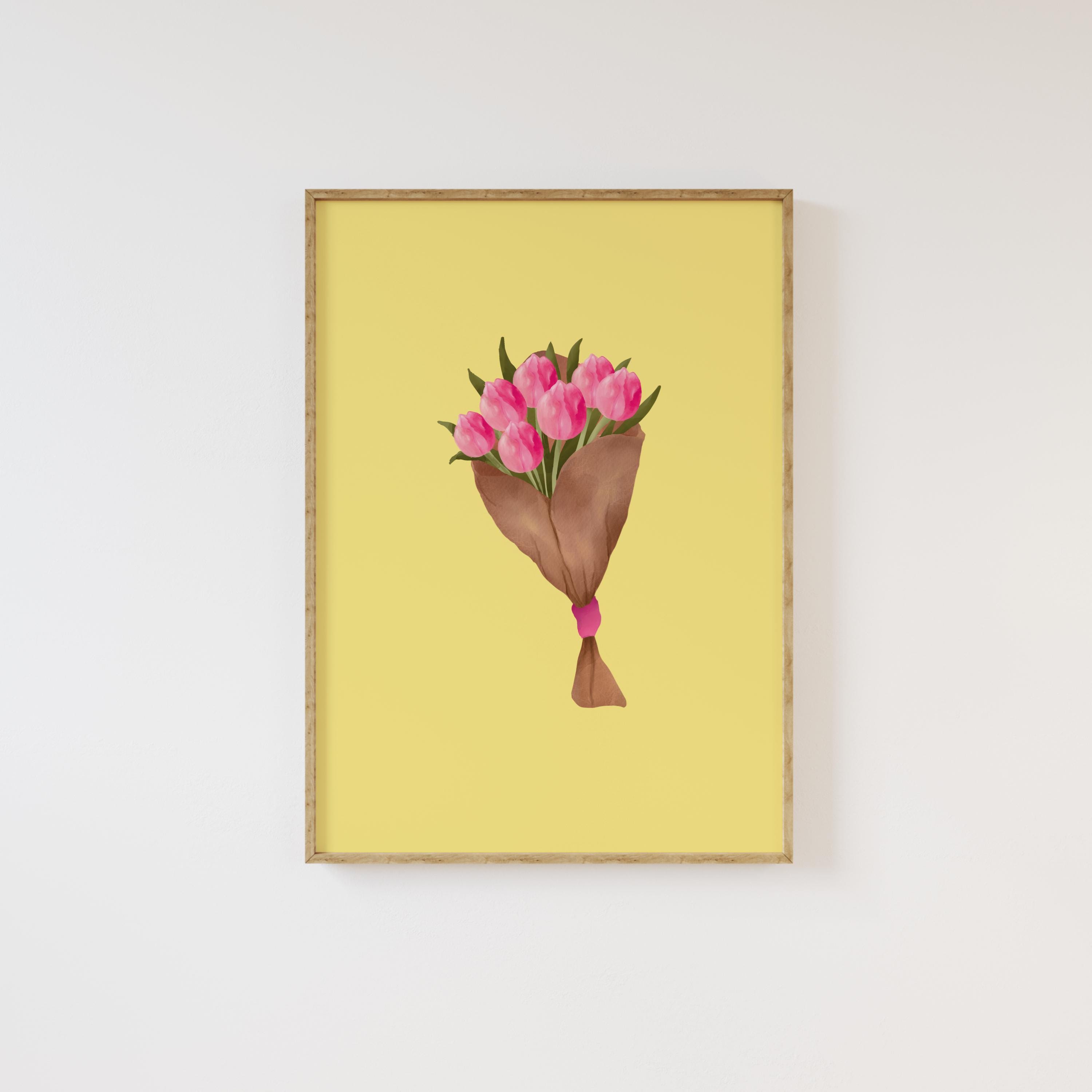 Trendy Yellow Wall Art Set of 3, Preppy Poster, Girly Wall Art, College ...