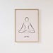 Meditation Posters Set of 2, Sayings Posters Breath and Grateful ...