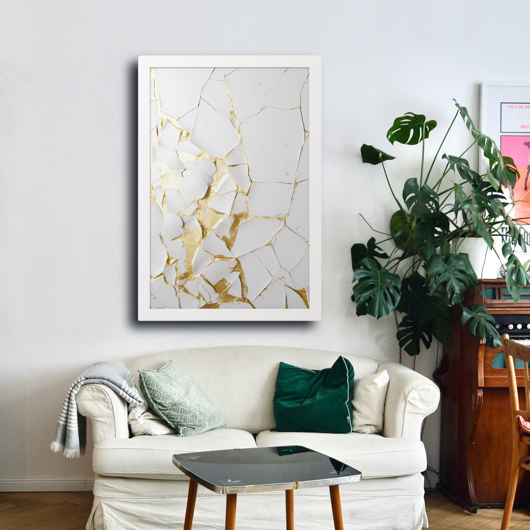 Wabi Sabi Wall Art, Kintsugi Wall Art, Japandi Wall Art, Minimalist ...