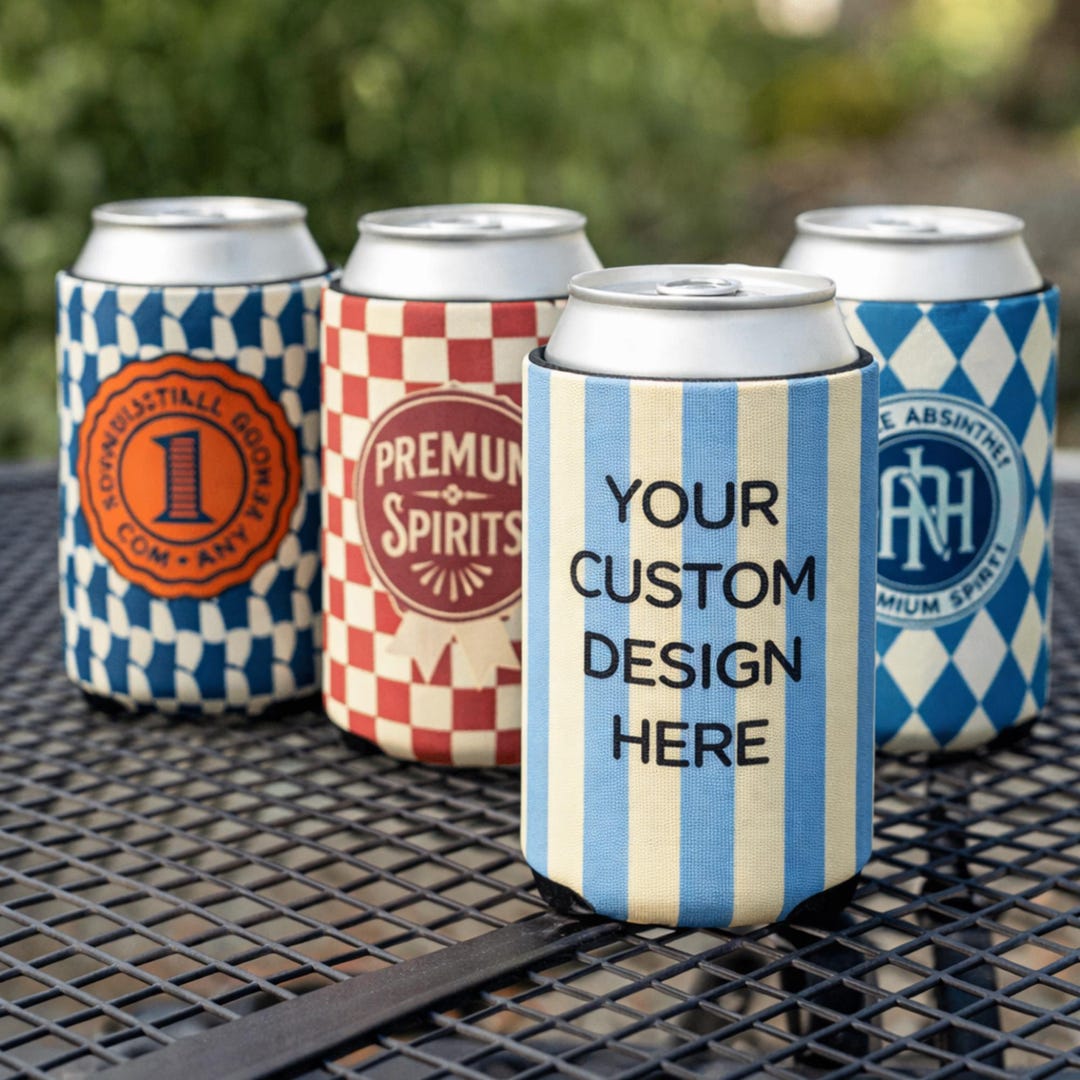Custom Logo Can Coolers, Personalized Party Favors, Bachelorette Gifts ...