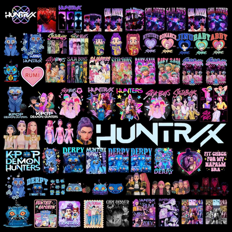 Kpop demon hunters stickers png - Etsy Italia