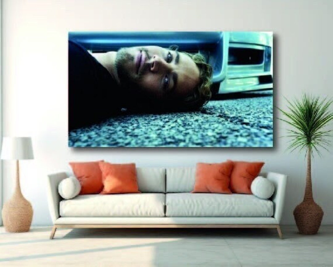 Paul Walker Wall Art Canvas Poster, Movie Series Canvas, Movie Wall Art ...