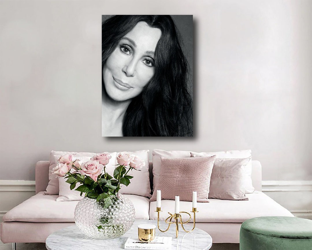 Goddess of Pop Cher Canvas Poster Print, Cherilyn Sarkisian Poster ...