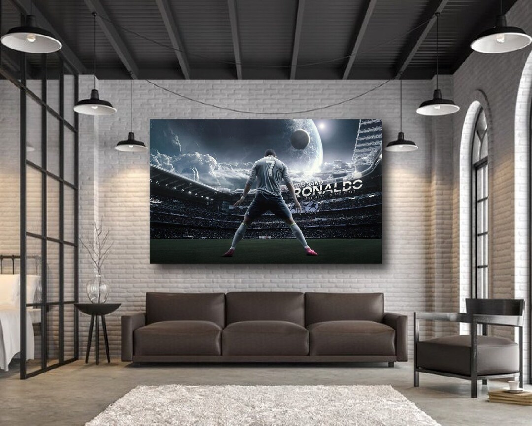 Cristiano Ronaldo Canvas Poster Print, Cristiano Ronaldo Wall Decor ...