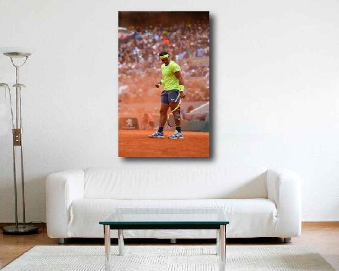 Rafael Nadal Canvas Poster Print, Minimalist, Helvetica, Tennis Fans ...