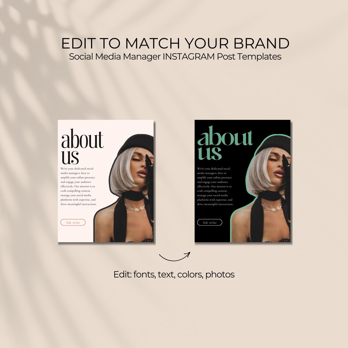 Social Media Manager Templates, SMM Bundle, SMM Planner, Canva Editable ...