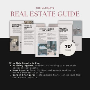 How to Become Real Estate Agent Guide: Real Estate PLR MRR, Side Hustle Real Estate Guide 2025 ...