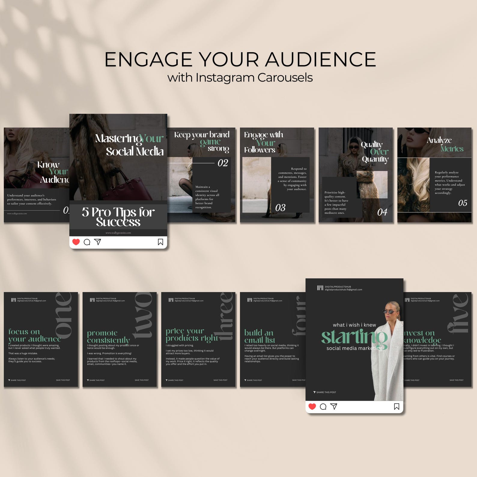 Social Media Manager Templates, SMM Bundle, SMM Planner, Canva Editable ...