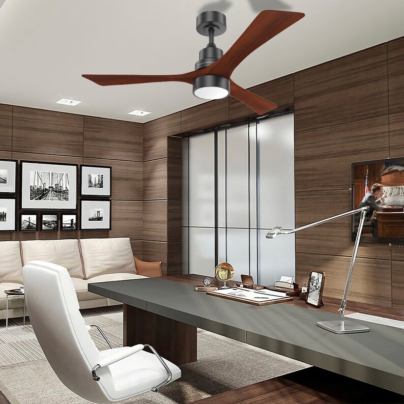 48″ceiling Fan With Light Modern Pendant Light Downrod Ceiling Fans ...