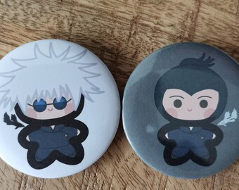 JJK Heart Badges - Etsy