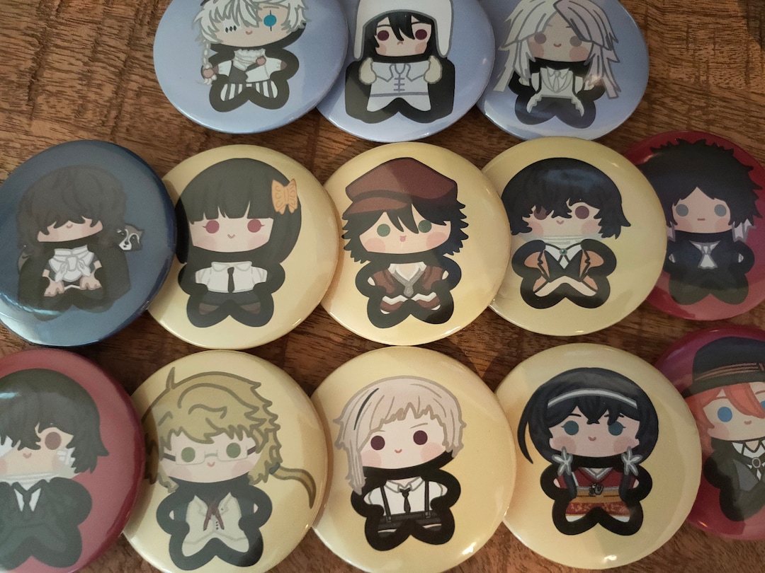Bungo Stray Dogs Button Badges! - Etsy