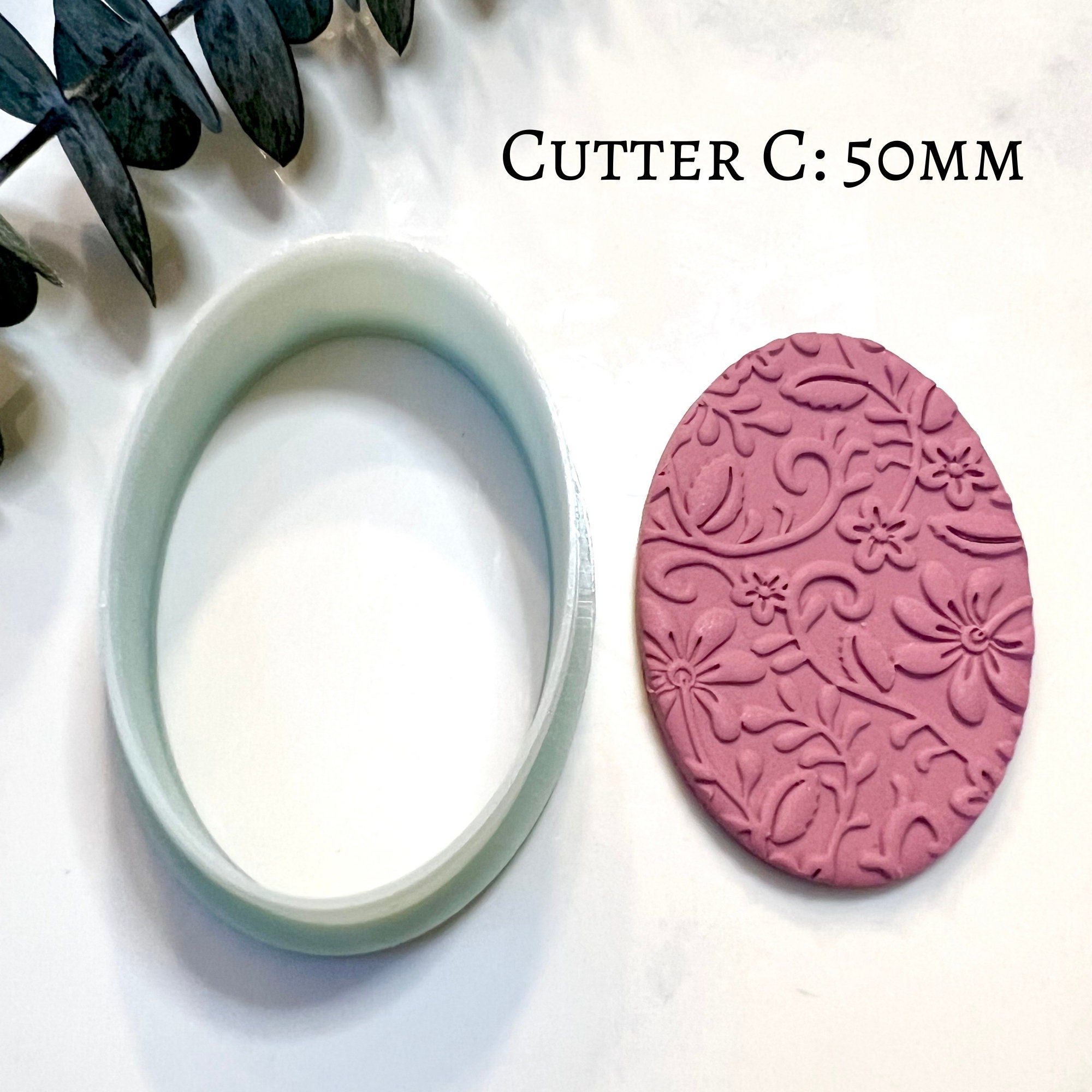 Oval Clay Cutters Set Cutter for Clay Oval Earrings Craft Tool Polymer ...