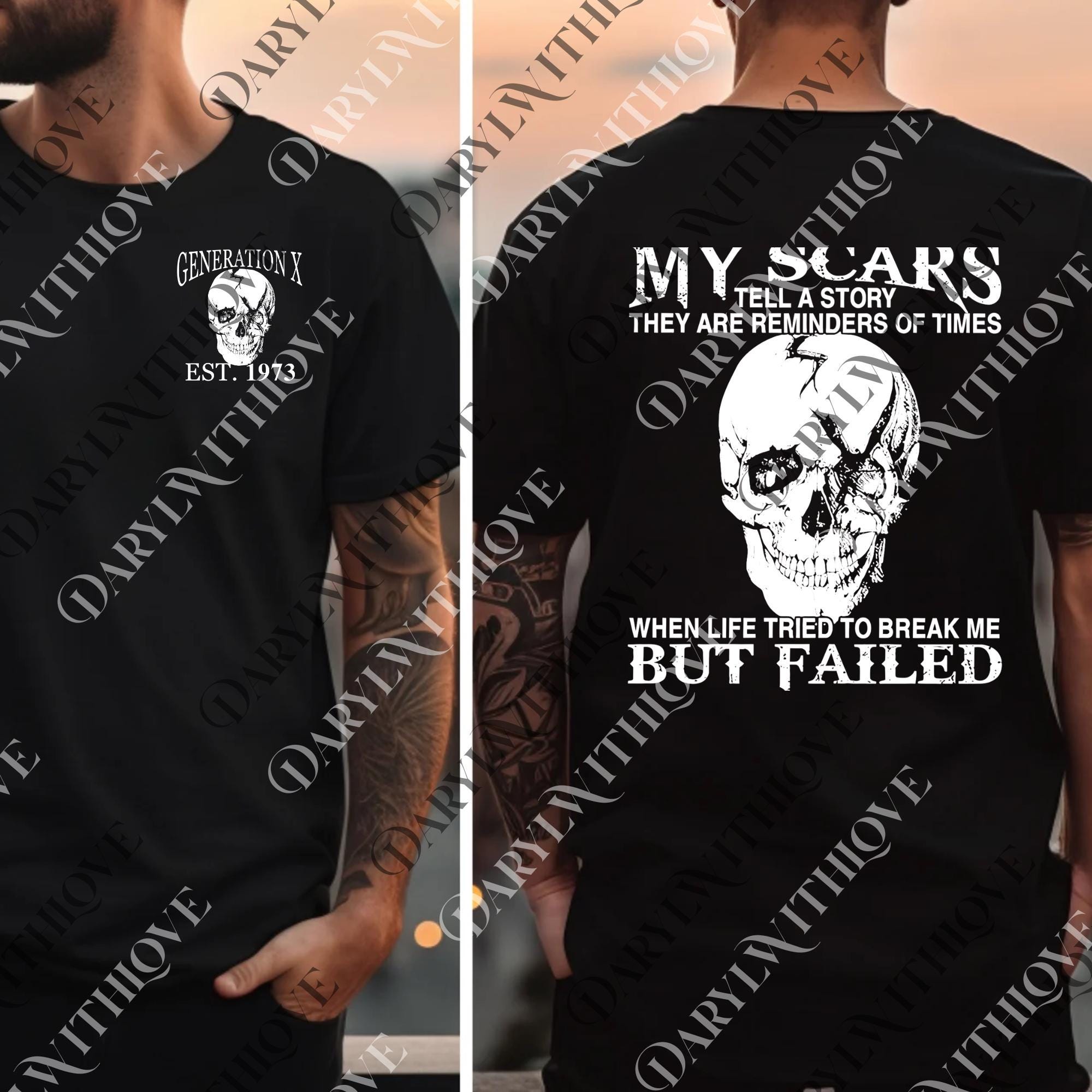 Generation X Custom Year Png, My Scars Tell A Story They Are Reminders ...