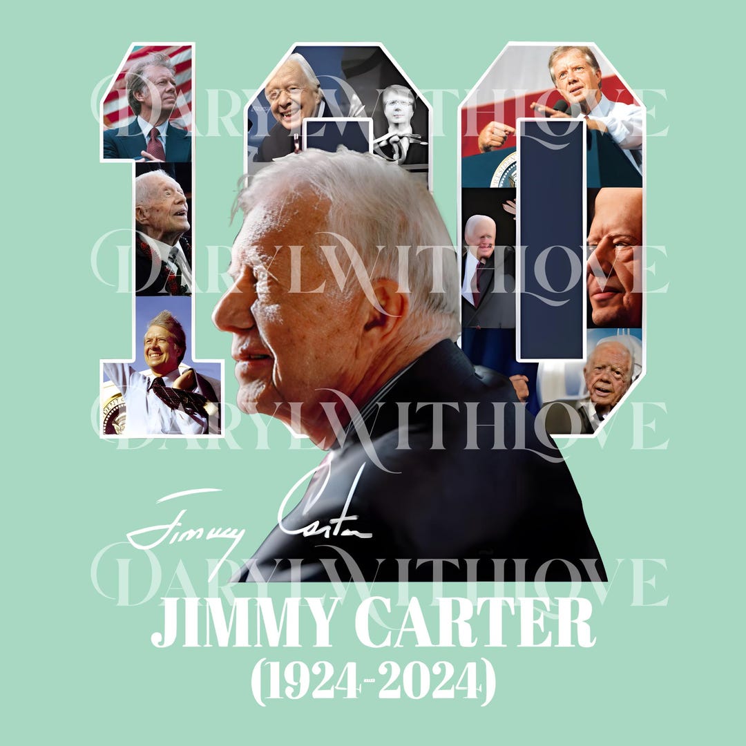 RIP Jimmy Carter Png, President Carter Tribute Png, 100 Years Old Png ...
