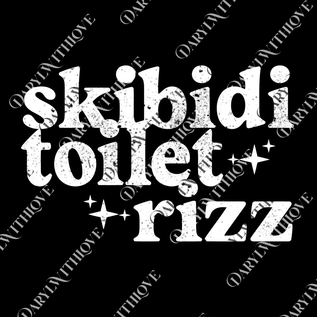 Skibidi Toilet Rizz Funny Meme Png, Digital File, Png - Etsy