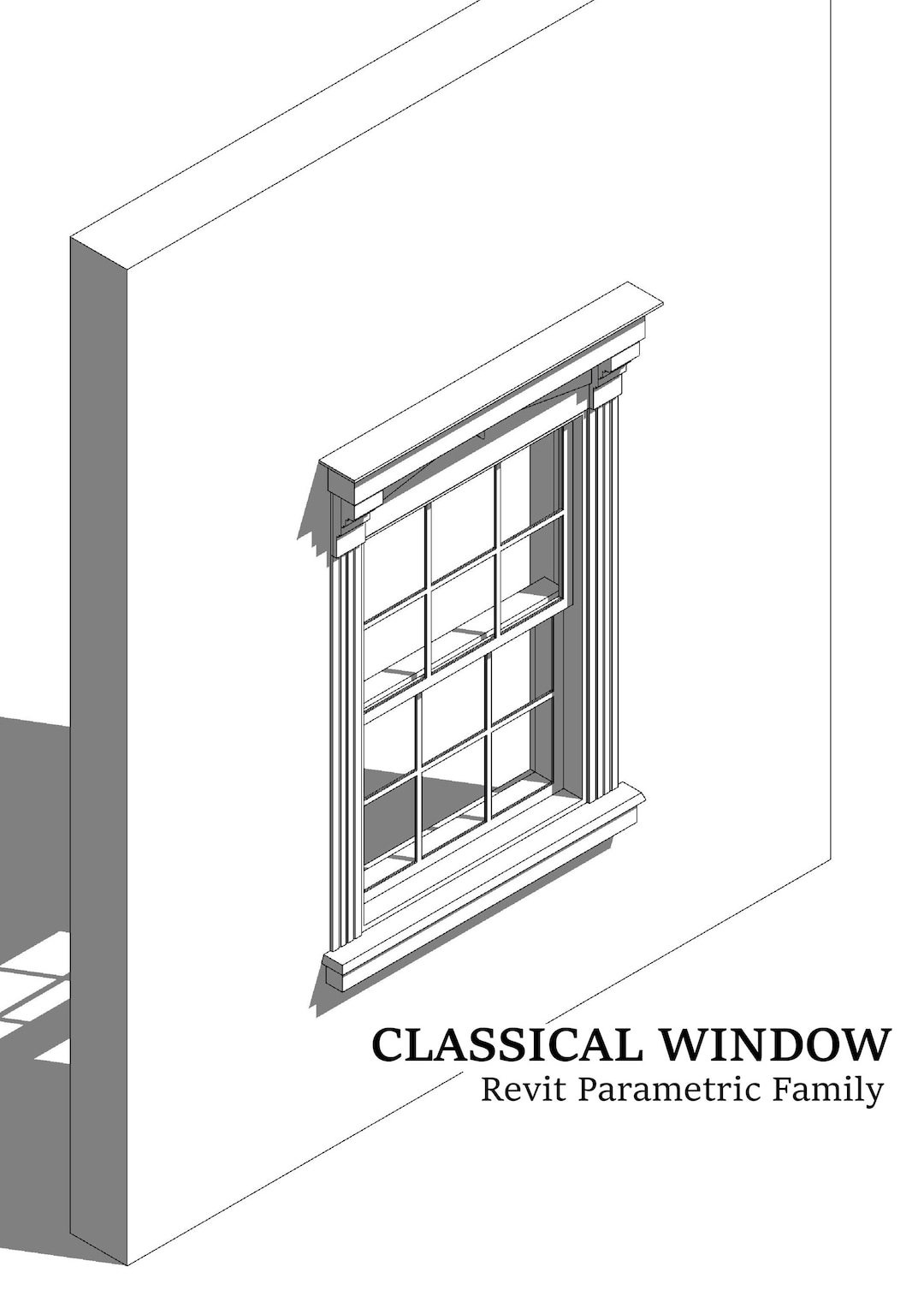 Classical Window Revit Family | Parametric Window - Etsy