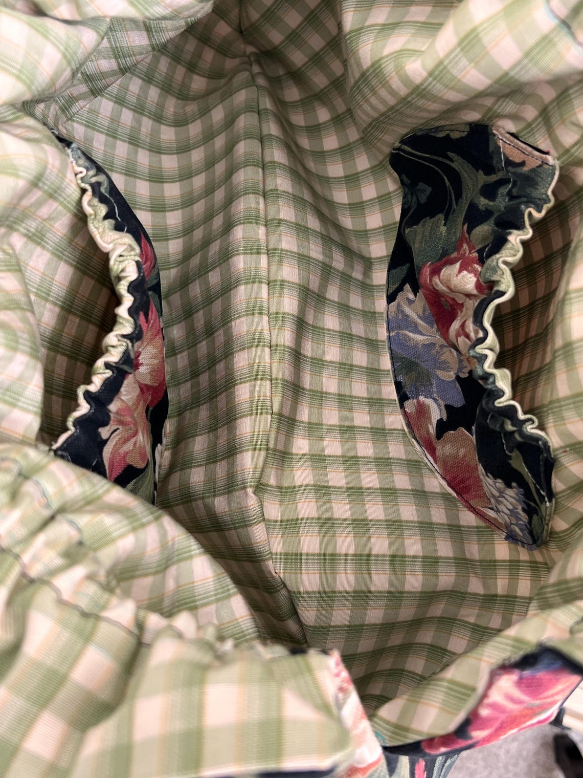 Vintage Floral Drapery Fabric Purse One-of-a-kind, Eco-friendly Mary ...