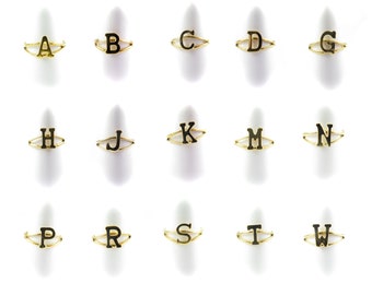 Letter r ring | Etsy