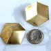 Brass Geometric Square Cube Charms / Pendants 8X V326 SALE - Etsy