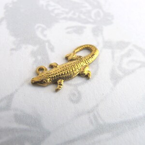 Tiny Alligator / Crocodile Charms (6X) (M793) - Etsy