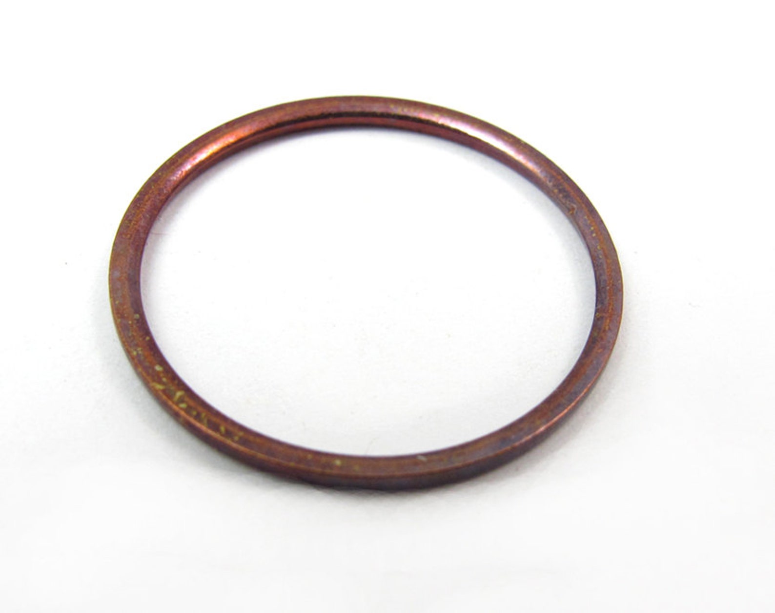 Vintage Copper Plated Round Hoop Ring Charms/findings 8X - Etsy