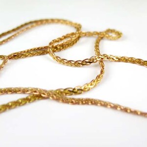Unique Vintage Shiny Brass Pretzel Chain (4 Feet) (CP228) - Etsy