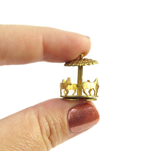 Carousel Charm - Etsy