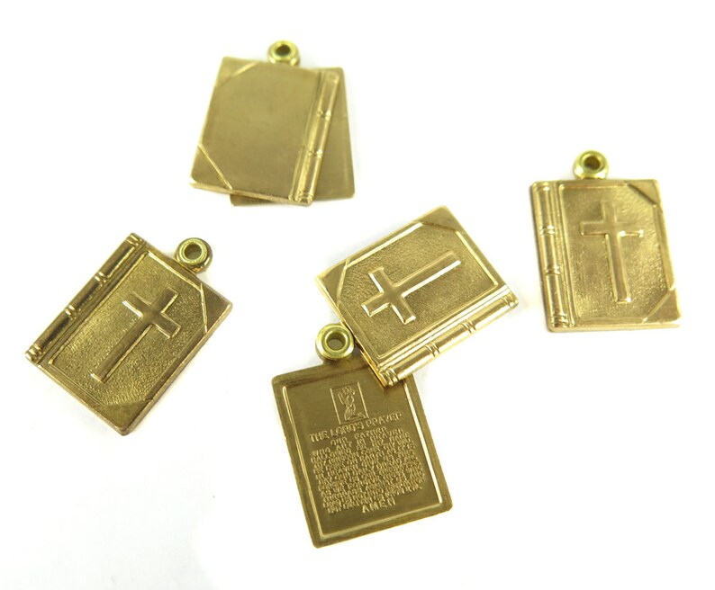 The Lord's Prayer Bible Shaped Lockets 1X M530 - Etsy