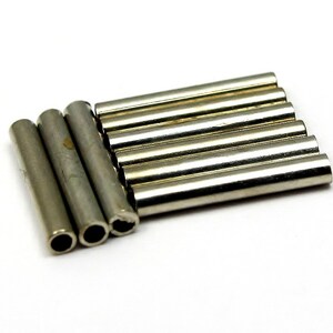 SALE - Vintage Rhodium Plated Tube Beads (app 144X) (B537) - Etsy