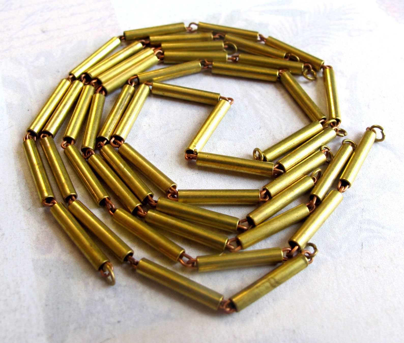 Vintage Brass Bar Chain Pieces (12X Segmants of 4.5 Inches) (C612) - Etsy