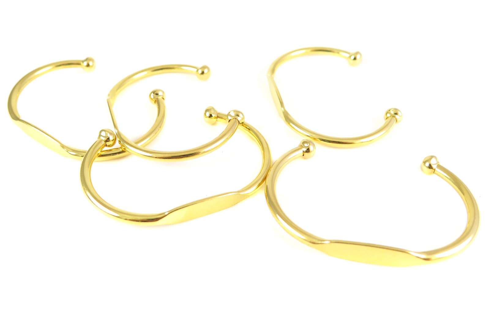 Vintage Gold Plated Engraving Cuff Bracelet Small Wrist / - Etsy