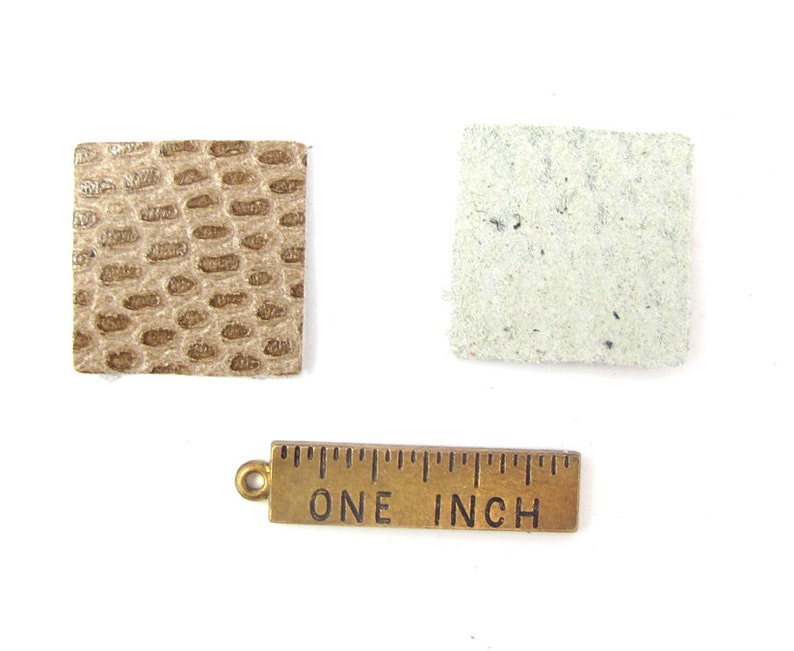 Vintage Light Brown Square Leather Strips 6X NS525 SALE - Etsy