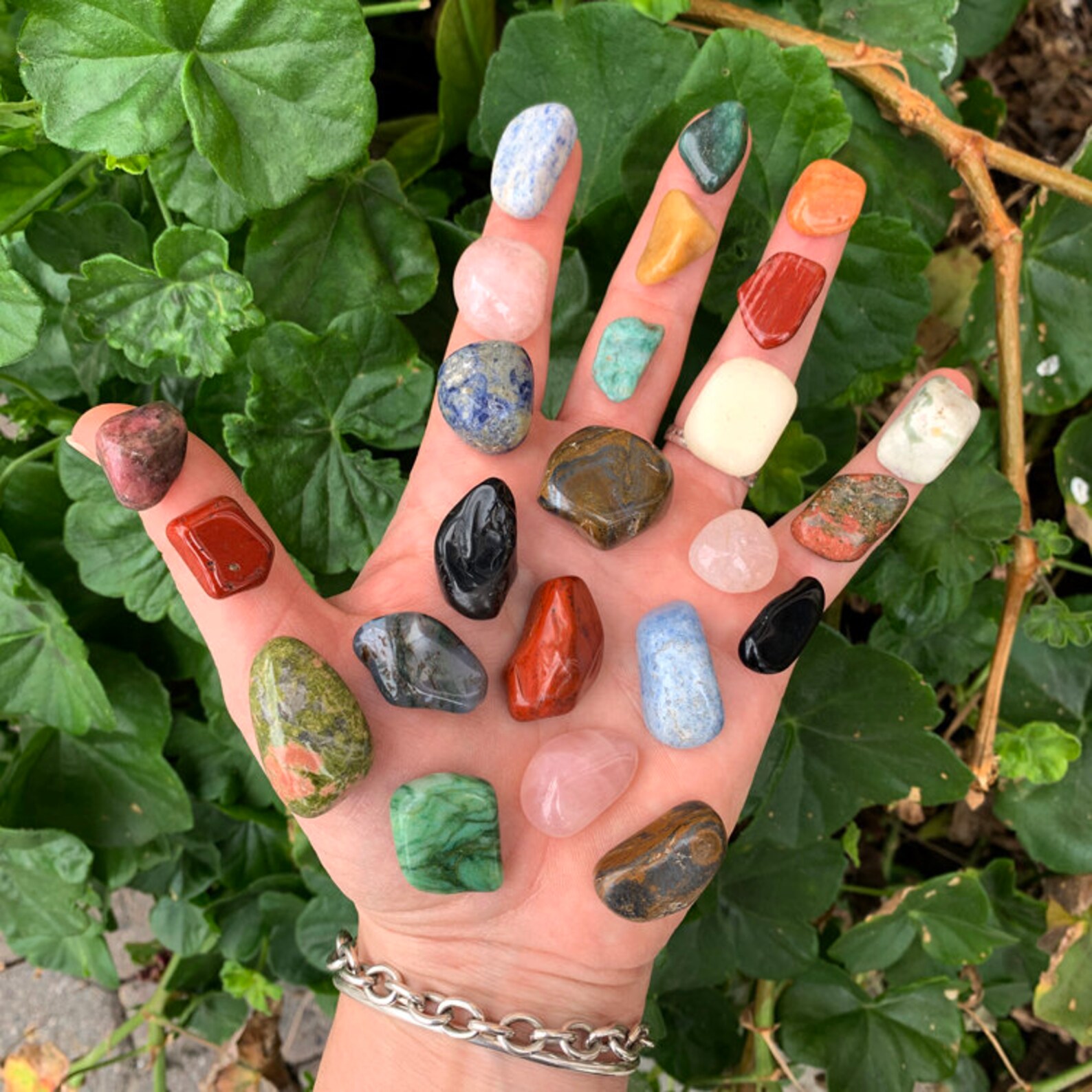 Tumbled Gemstone Mix NS728 - Etsy