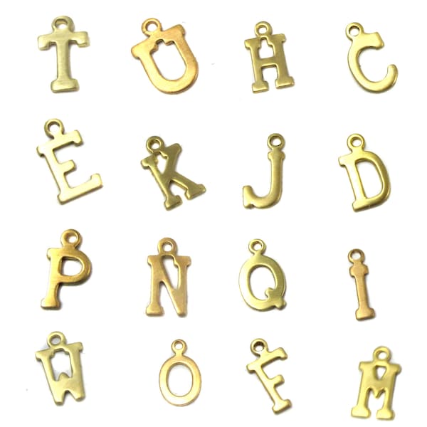 1 Inch Brass Letters - Etsy