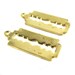 Vintage Style Gold Plated Razor Blade Engraving Charms Dull Edge 4X ...